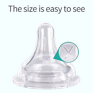 M&M Silicone Replacement Nipple, Extra Fast Flow, Cross Cut (9m+, 2-Count