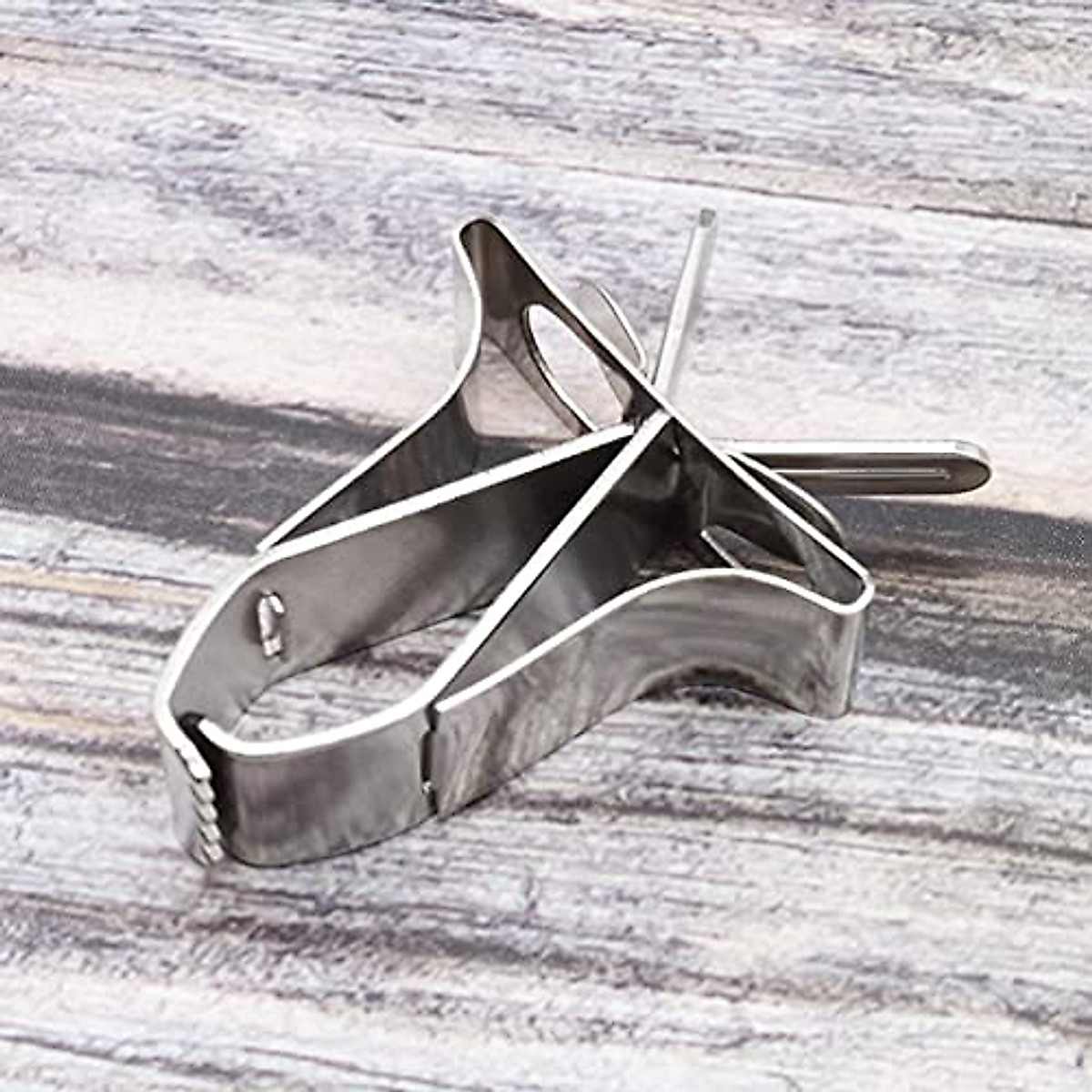 YARNOW Hamster Critters Toys 6pcs Bird Cage Food Holder Clips Stainless Steel Vegetable Fruit Clip Bird Cage Accessories for Birds Parrot Budgie Parakeet Cockatiel Little