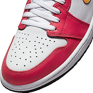 Nike Women's WMNS Air Jordan 1 Mid Trainers, White Blue, 10 Men