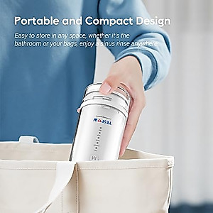 Nasal Irrigation System - 𝐘𝐄𝐒𝐏𝐎𝐖 Electric Neti Pot Nose Cleaner - Sinus Rinse Machine with 𝟒 𝐌𝐨𝐝𝐞𝐬 for Nose Wash - Nasal Irrigator with 𝟒𝟎 Packets Saline for Sinus Flush and Relief