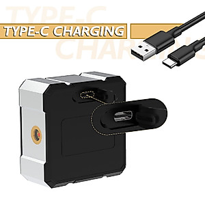 TOOLIOM Digital Angle Finder with Dual Electronic Laser 4-side Strong Magnetic Angle Gauge Rechargeable Digital Level Tool with Type-C Charging Port for Woodworking and Building