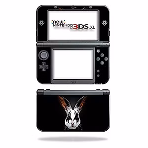 MightySkins Skin Compatible with Nintendo New 3DS XL (2015) - Rock N Roll Bunny | Protective, Durable, and Unique Vinyl Decal wrap Cover | Easy to Apply, Remove, and Change Styles | Made in The USA