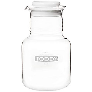 Toddy® Cold Brew System - Staycation Edition, white, 7.25 x 7.25 x 12.5 inches