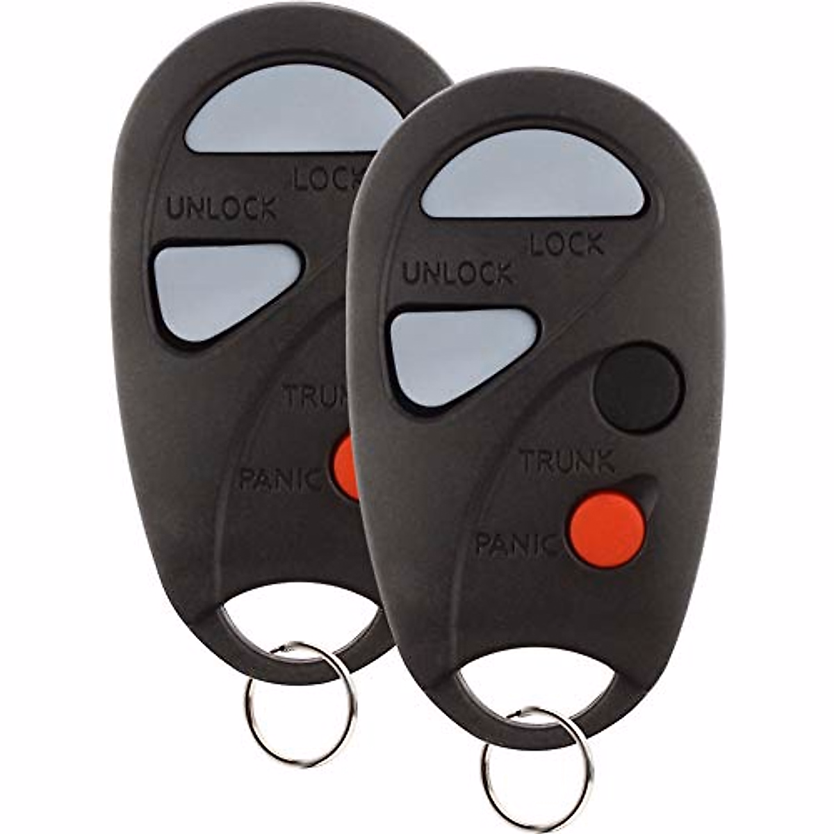 For 00-04 Nissan Sentra Keyless Entry Remote key fob 4btn NHVBU427, 28268-4Z400-2 PACK