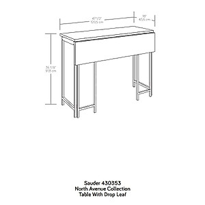 Sauder North Avenue, SGS Mixed Mat Sindoori Mango Finish