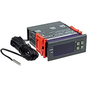 bayite AC 110V Fahrenheit Digital Temperature Controller 10A 1 Relay with Sensor