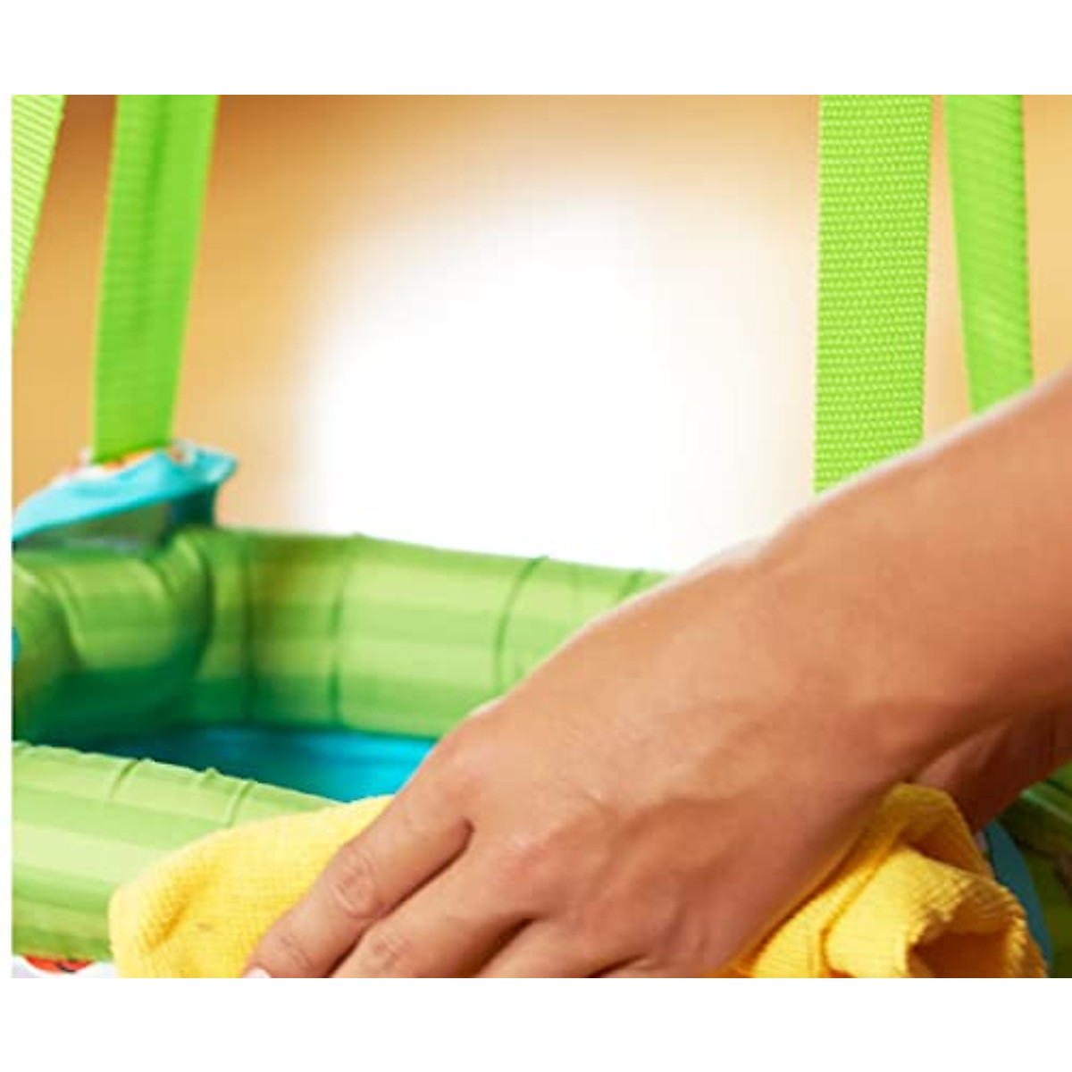 Evenflo Johnny Jump Up Doorway Door Jumper Exerciser Activity Center, Bumbly