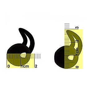 6pcs (B-APL-OEP) Left + Right Side Replacement Stabilizers Earhooks Wings Fins Eartips Adapters Compatible with Apple iPhone EarPods Earbuds with Remote and Mic - X 8 7 7+ SE 6 6S 6+ 5 5s 5c iPod iPad