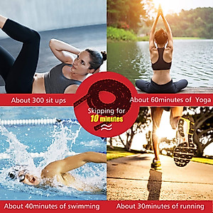 Proud Panda Heavy Jump Ropes for Fitness 3LB, Weighted Adult Skipping Rope Exercise Battle Ropes for Men & Women, Total Body Workouts, Power Training in Gym to Improve Strength and Building Muscle(1''