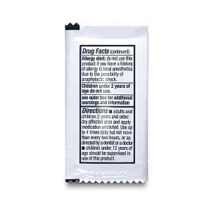 Oral Pain Relief, 0.75 Gram Packets (Box of 144)