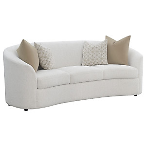 Coaster Home Furnishings Rainn Upholstered Tight Back Sofa Latte