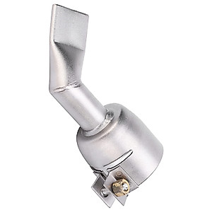 GOTOTOP Pack of 2 Welding Gun Nozzle Flat 120 Degree Heat Gun Welding Nozzle Stainless Steel for Most Brand Plastic Welder Gun