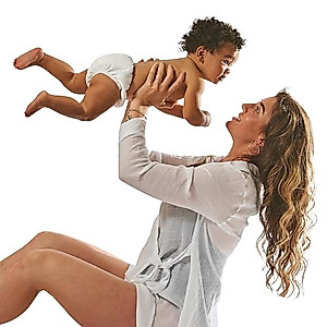 green sprouts baby girls Pull-up Reusable and Toddler Swim Diaper, Light Pink Watermelon Stripe, 18-24 Month US