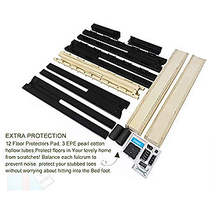 ZIORS 3500lbs Heavy Duty,14 Inch Steel & Wooden Slat Support Reinforced Platform Bed Frame,Mattress Foundation/No Box Spring Needed/Easy Assembly/Noise Free,Queen/King/California King (Full)