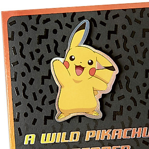 Hallmark Pokémon Birthday Card (Wild Pikachu)