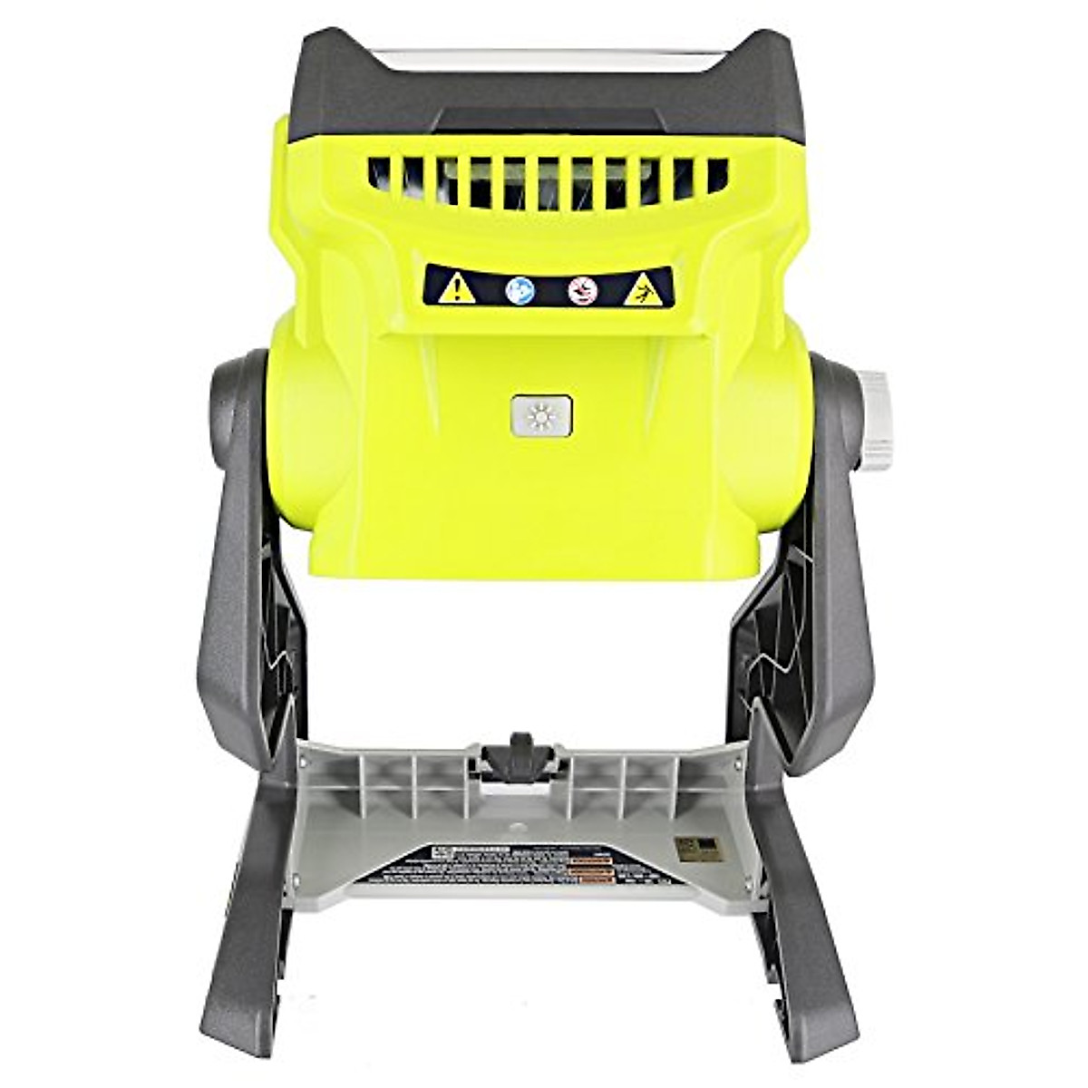 Ryobi P721 One+ 1,800 Lumen 18V Hybrid AC and Lithium Ion Powered Flat Standing LED Work Light with Onboard Mounting Options (Battery and Extension Cord Not Included, Light Only)
