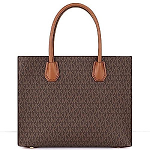 Michael Kors Mercer Large Brown Convertible Tote Bag