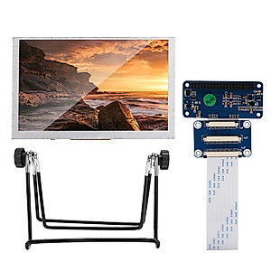 FastUU IPS Display for Raspberry Pi, 5in IPS Display Screen, Durable HD DIY 60HZ with Bracket for Raspberry Pi Series Board