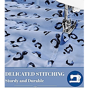 Satin Silk Pillowcase for Hair & Skin, Cooling Pillow case Wrinkle Free, Leopard Silky Satin Pillow Case Cover Queen Size Set of 2, Vegan Silk Satin Pillowcase with Envelope Closure 20x30 inches