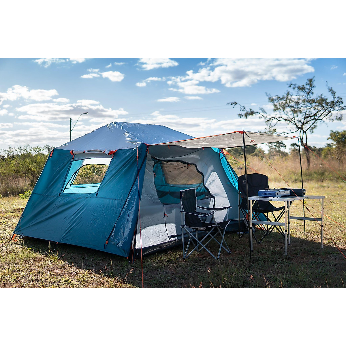 NTK Flash 8 Sleeps up to 8 Person 13.1 by 8.9 FT Outdoor Instant Cabin Family Camping Tent 100% Waterproof 2500mm