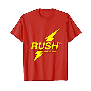 Mens Rush Poppers Liquid Incense The Original Gay Bottom T-Shirt