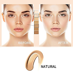 QUAAM 3PCS Skin Tone Adjusting CC Cream SPF 50,Cosmetics CC Cream Face Sunscreen and Foundation,makeup Primer Moisturizing Skin Concealer Brightening Skin Tone