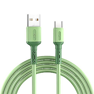 BGNTBUK 713 2m Silicone Data Cable Mobile Phone Color Fast Charging Line Liquid Soft Plastic Flash Charging Cable Suitable for Tpye C Charging Port Hyper Cable