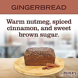 Mrs. Meyer’s Clean Day Scented Soy Candle, Tin Candle, Gingerbread Scent, 2.9 oz (Pack of 8)