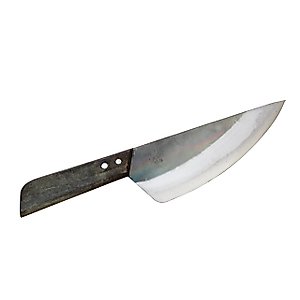 Crude - Asian Carbon Steel Boning Chef Kitchen Knife, Sharp, 8 Inch, Hand Made