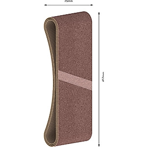 Bosch Professional 3 pcs. Sanding Belt Set X440 Best for Wood and Paint (75 x 457 mm, Grit 220, Accessories for Belt Sanders)