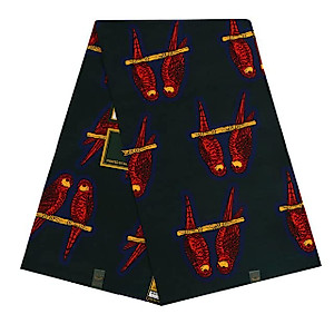 African Ankara Ankara Prints Fabric Veritable Wax Pagne Sewing Dress Craft Patchwork 100% Polyester Africa Ttissu Yards - 1Yard - African Fabric by The Yard