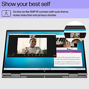 HP Envy x360 2-in-1 Laptop, 15.6" FHD Touchscreen, AMD 6-core Ryzen 5 7530U (> i7-1165G7), 32GB RAM, 1TB PCIe SSD, Wi-Fi 6E, Backlit Keyboard, HDMI, Type C, Windows 11, W/Mouse Pad