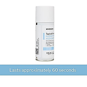 McKesson Topical Anesthetic Spray, Topical Pain Relief, Hazmat-Free, Medium Stream, 115 mL, 1 Count