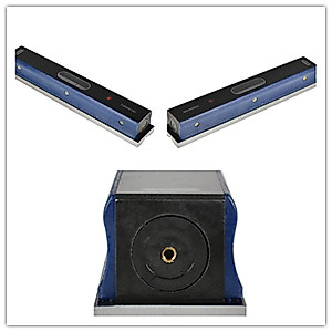 TINVHY 12 Inch Master Precision Level in Fitted Box for Machinist Tool, Cast iron body with Wooden Case