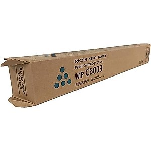 Genuine Cyan OEM Toner Cartridge Ricoh Aficio MP C4503 MP C5503 MP C6003-841852 - Yield 22,500 Pages