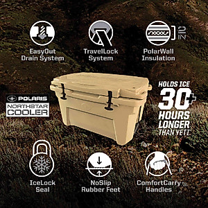 Polaris 2883426 Graphite Northstar Cooler 105 Quart Ranger RZR General Xpedition
