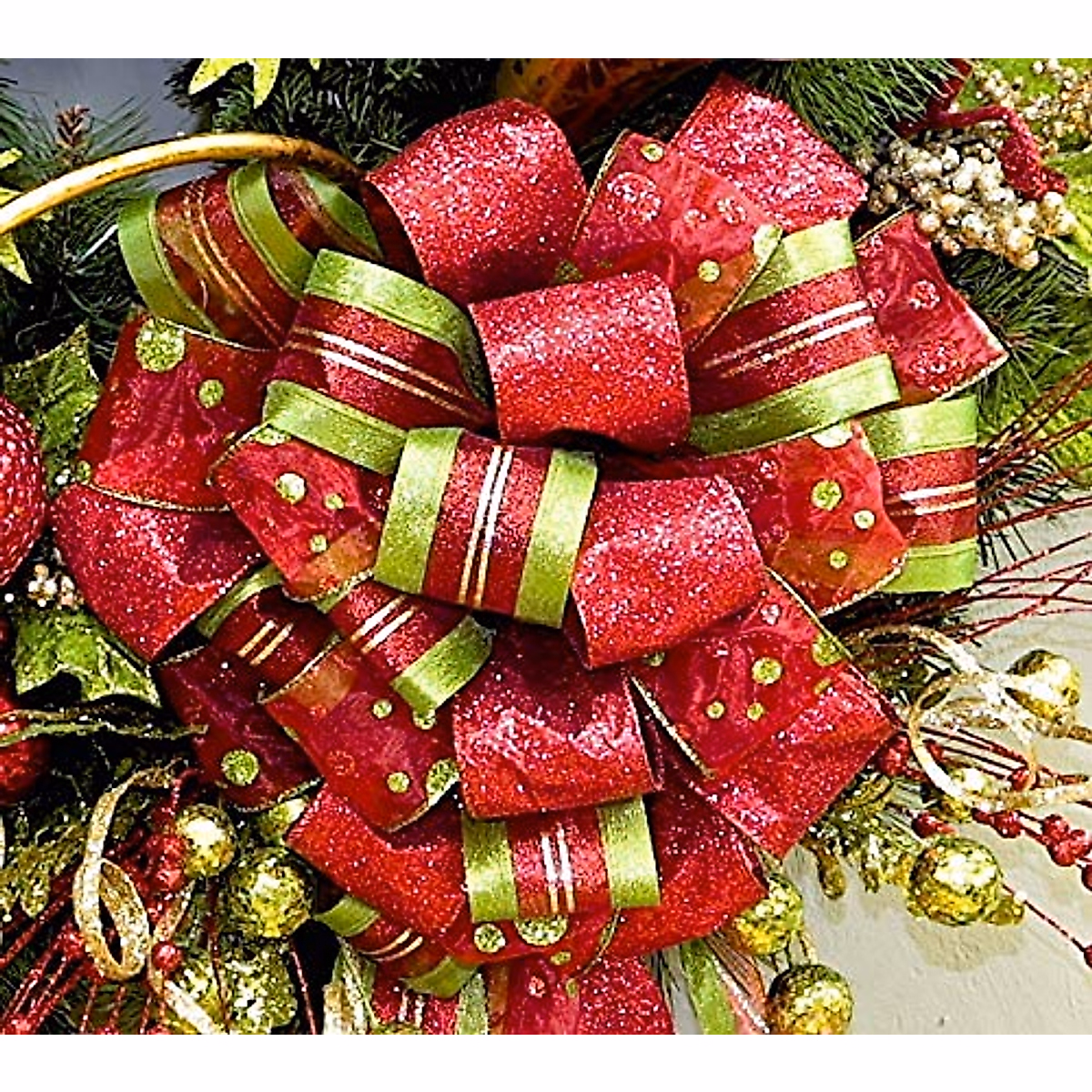 Pro Bow - The Hand Bow Maker (Large), Patented - Make Custom 3 Ribbon Bows for Holiday Wreaths and More