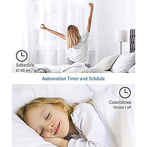 3 Way Smart Dimmer Switch Kit, TESSAN WiFi Dimmable Led Light Switch Work with Alexa, Google Home, Multiple-Locations, Neutral Wire Required, Programmable Timer Schedule Wall Switch