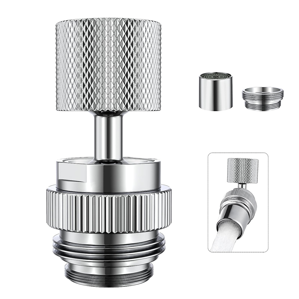 Faucet Adapter - Sink to Hose - Male to Female - Multi-Purpose