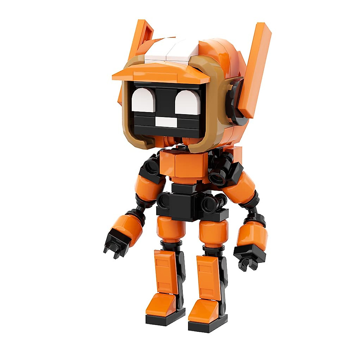 BUILDIFY Love K-VRC Death Robot Building Toys Set for Kids, Boys, Girls and TV Fans; Comedy Anime Collection Smart Future Robot Action Figure Model Toys Cat Head Robot Building Blocks.142 Pieces