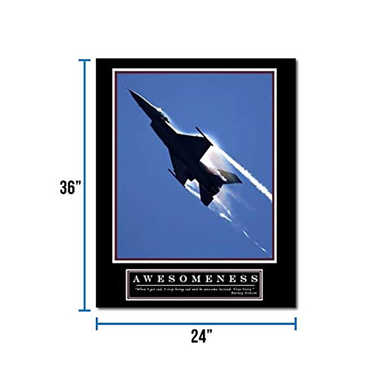 Cool TV Props How I Met Your Mother Awesomeness Motivational Poster- HIMYM Barney Stinson Poster- Motivational Office Posters How I Met Your Mother Merchandise- Funny Motivational Posters