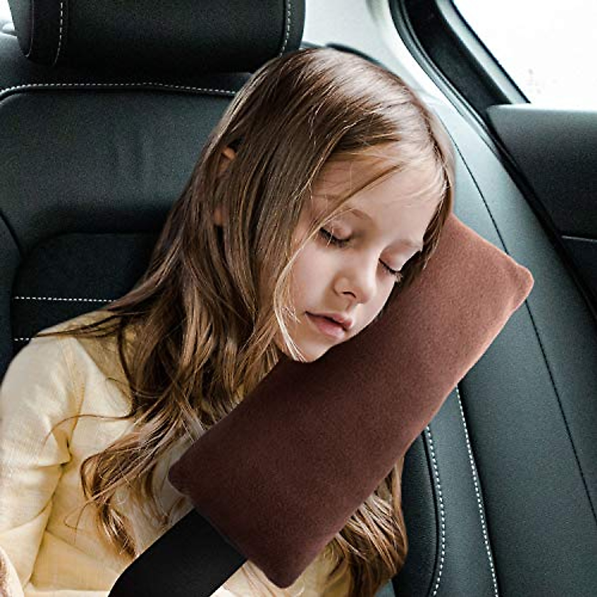 GNEGNI Seat Belt Pillow for Kids, Car Seat Travel Pillow to Protect Head Neck and Shoulder, Patient Care Surgery Recovery Support Cushion Pad, Seat Belt Cushions Pads Protectors for Child Adults