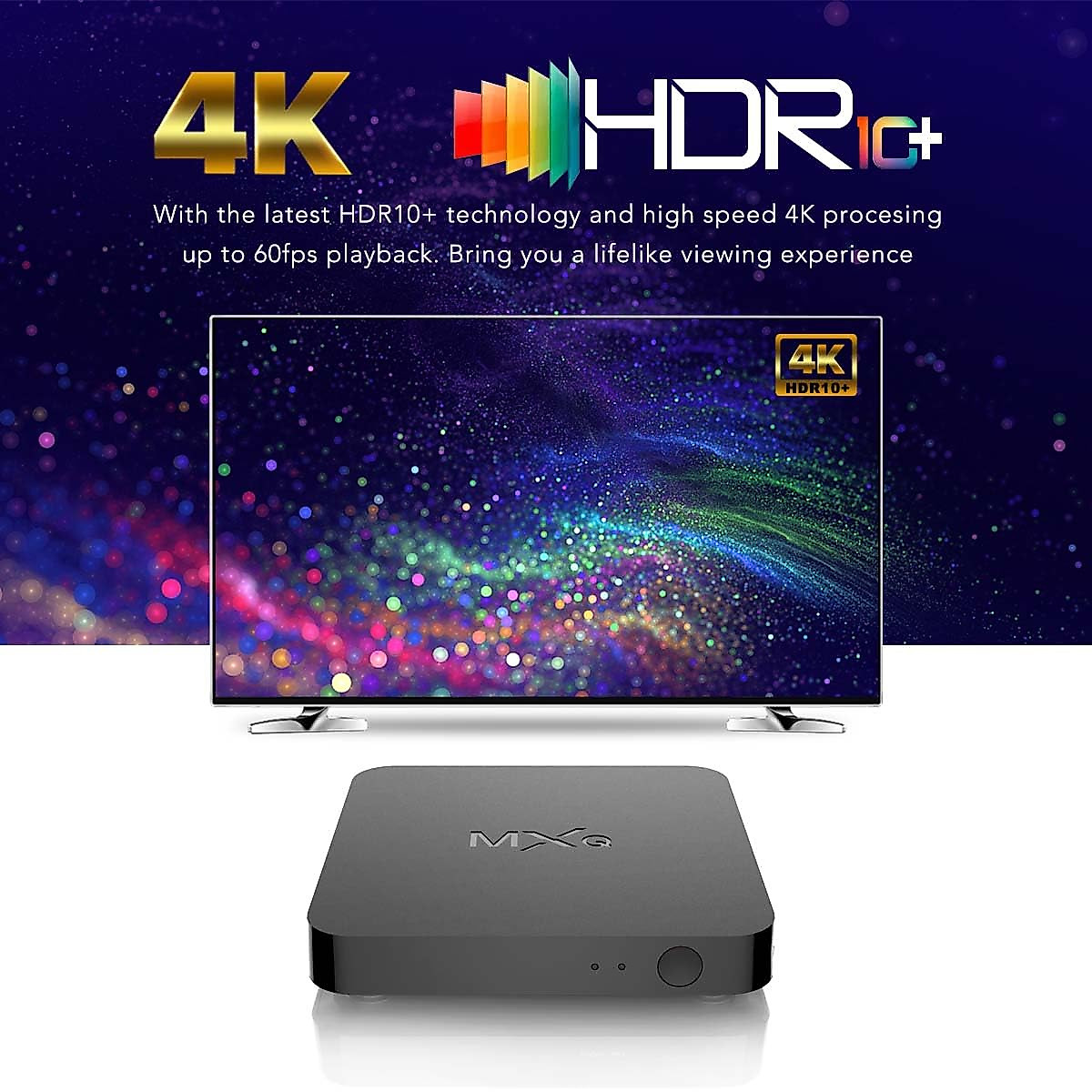 MXQ Android 11.0 TV Box Media Player Amlogic S905W2 Quard-core 2G+16G WiFi Ultra HD 4Kx2K up to 60fps 2.4G/5G BT 5.1 Smart OTT TV Box Video Player for Home Entertainment