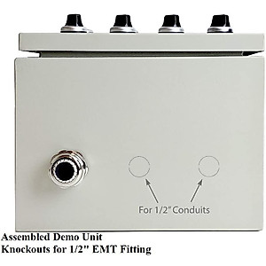 Powder Coating Oven Controller Kit w/Light and Fan Control, 240V 50A 12000W (KIT-PCO404) (DIY Kit + Wiring Kit)