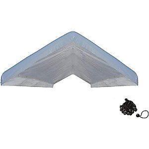EZ Travel Collection Jumbo Canopy Replacement Cover with Bungee Balls, Durable Lightweight Anti-Rip Design for Easy Installation & Protection (20x40 ft.)
