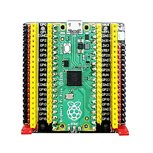 Treedix Compatible with Raspberry Pi PICO Breakout board IO Shield Development Board Prototype Expansion Board with 2.54mm Pin Header