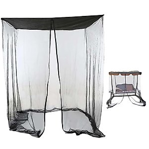 Garden Netting Patio Net for 3 Person Swing Chair, Waterproof Top Cloth Mesh Netting with Zipper,Breathable Roof Tent, Rectangle Outdoor Screen Tent