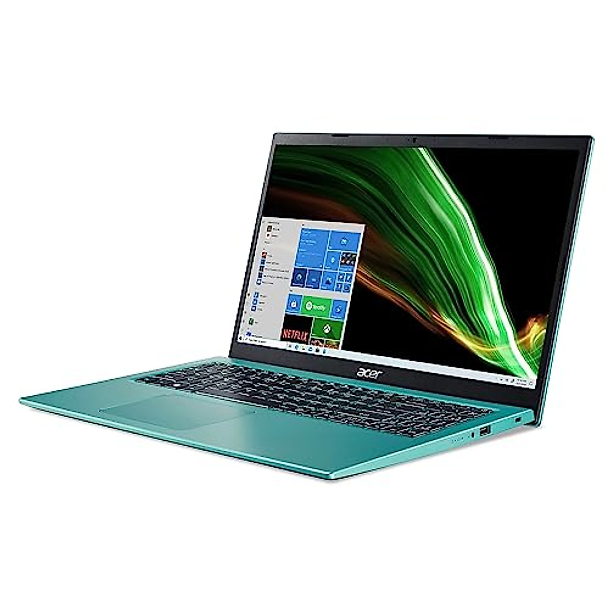 Acer Aspire 3 Laptop (15.6" FHD, Intel Core i3-1115G4, 20GB RAM, 512GB SSD, UHD Graphics), Home & Education, 9.5-Hr Long Battery Life, Wi-Fi 5, Webcam, Bluetooth, IST HDMI, Win 11 Home, Teal Blue
