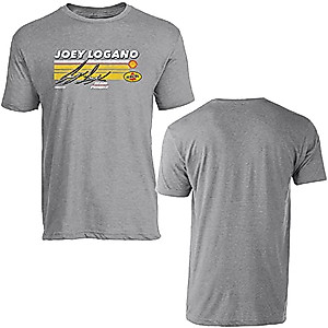 Joey Logano 22 Vintage T-Shirt for Men - Distressed Retro Short Sleeve Automotive Racing Apparel Medium