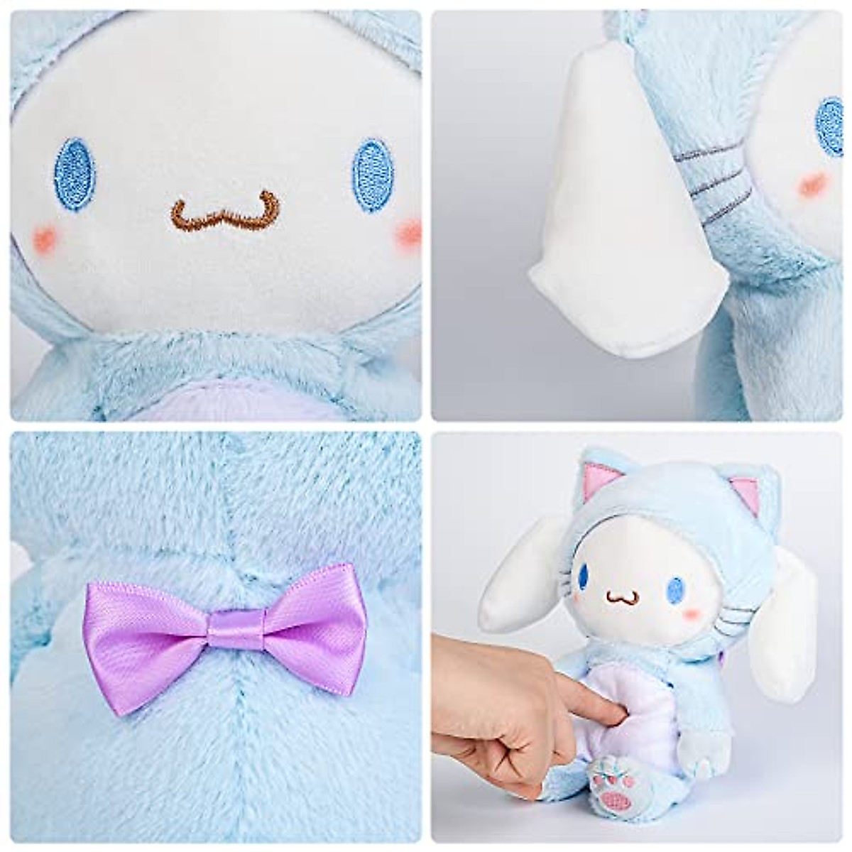 JiYanTang Plush Toys Strawberry Dog Plush Doll Cartoon My Melody Figure Stuffed Dolls Cosplay Cat Plush Toys cinnamoroll